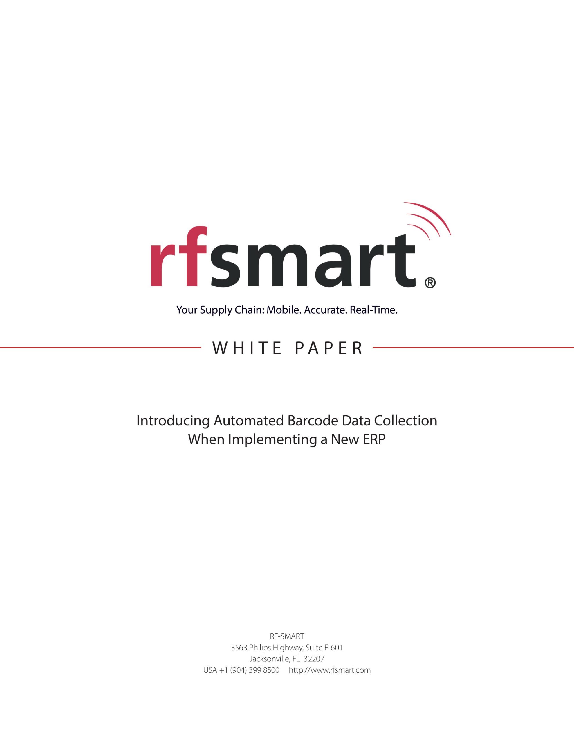 Introducing Automated Barcode Data Collection When Implementing a New ...